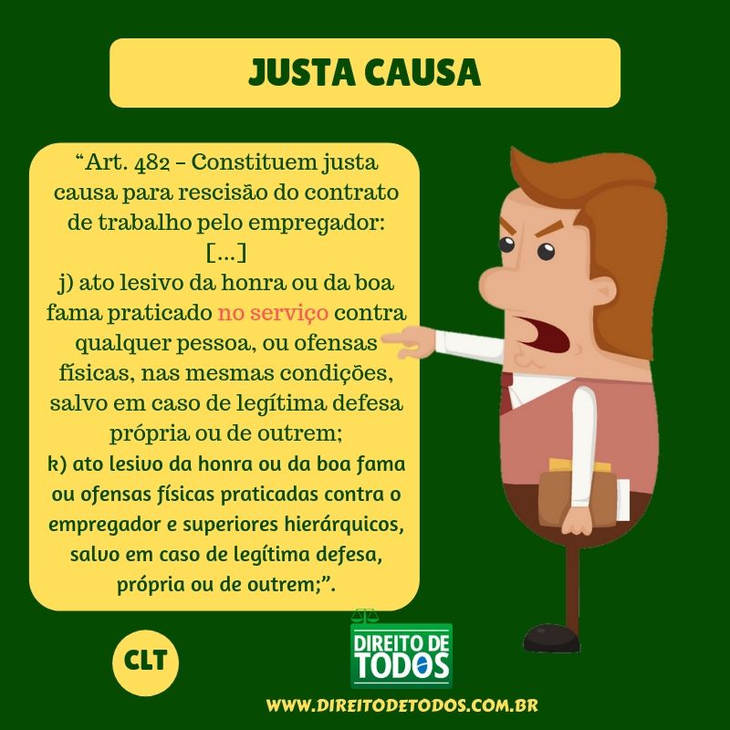 Agressão física gera dispensa por justa causa - Direito de Todos